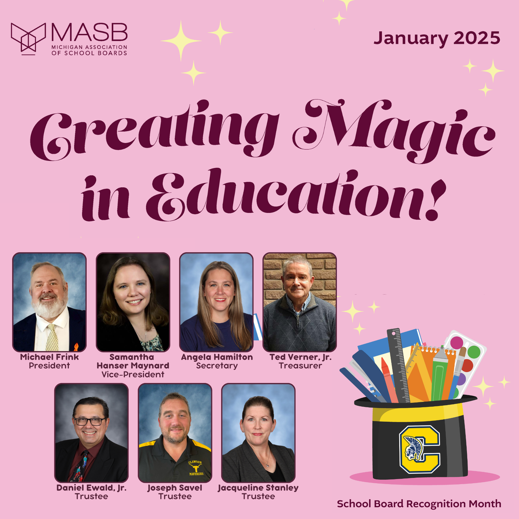 School Board Recognition Month - January 2025