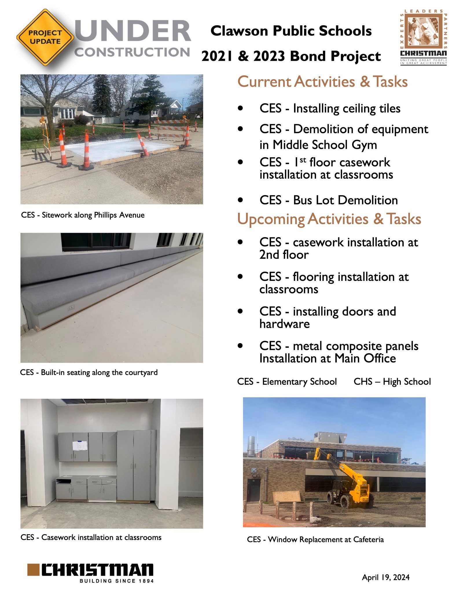 2021 & 2023 Bond - About Us - Clawson Public Schools